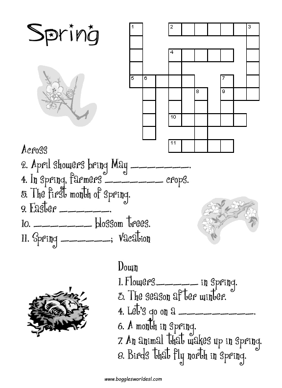 Spring Worksheets And Teaching Activities Spring Worksheets And Teaching Activities